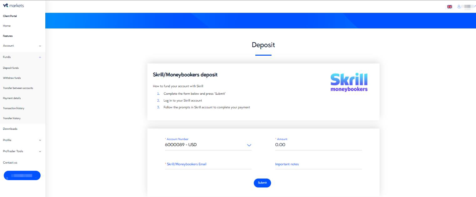 How do I deposit via E-wallet- related methods? – VT Markets Help Centre