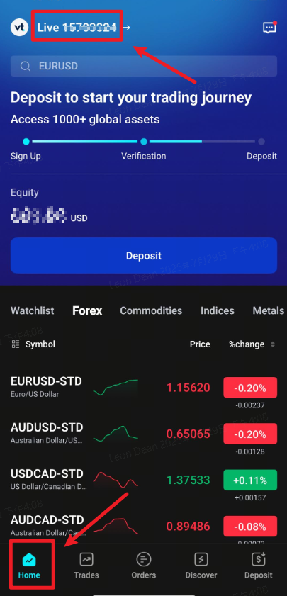 How do I switch trading accounts on the VT Markets App? – VT Markets ...