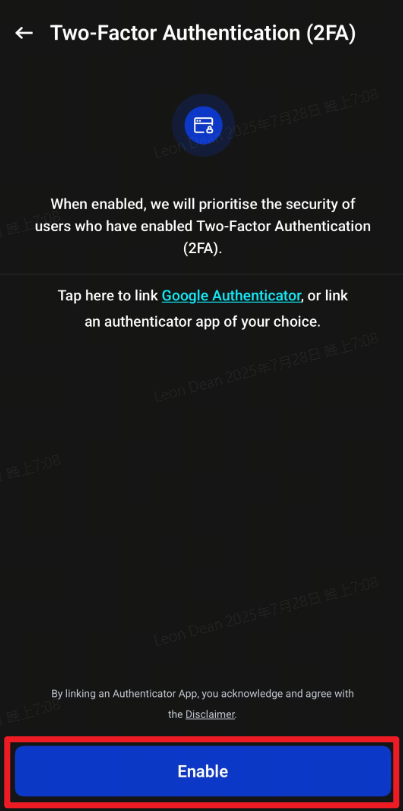 How do I bind a security authenticator (2FA) via the VT Markets App ...